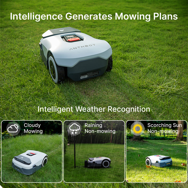 AI Robot Lawn Mower Without Perimeter Wire - ANTHBOT Genie