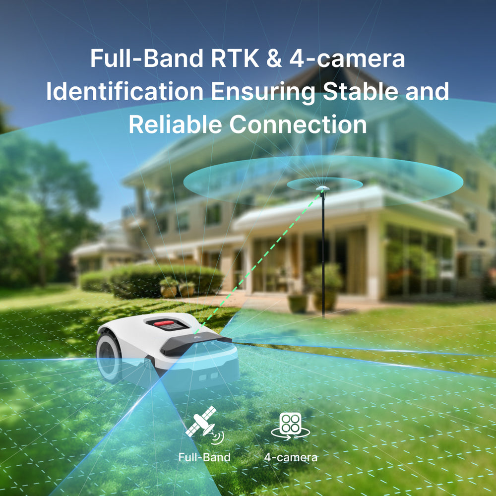 AI Robot Lawn Mower Without Perimeter Wire - ANTHBOT Genie